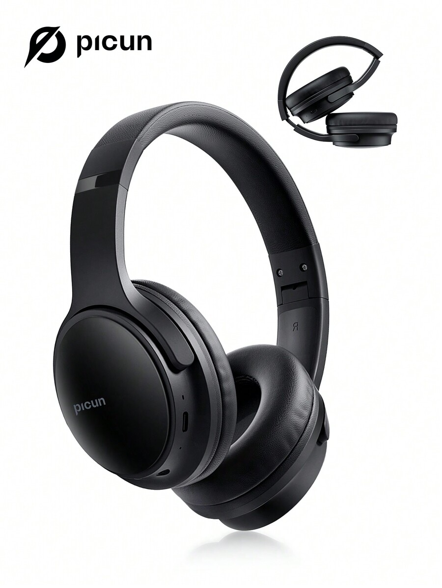 Picun B-06 Wireless Headphones,HD Stereo Sound Over Ear Headphones With ...