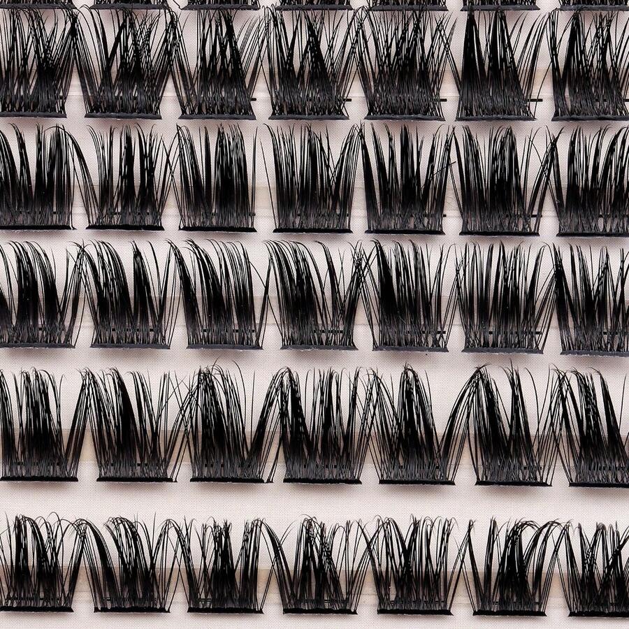 10 Segments Sparse-To-Dense Design False Eyelashes, Natural-Looking ...