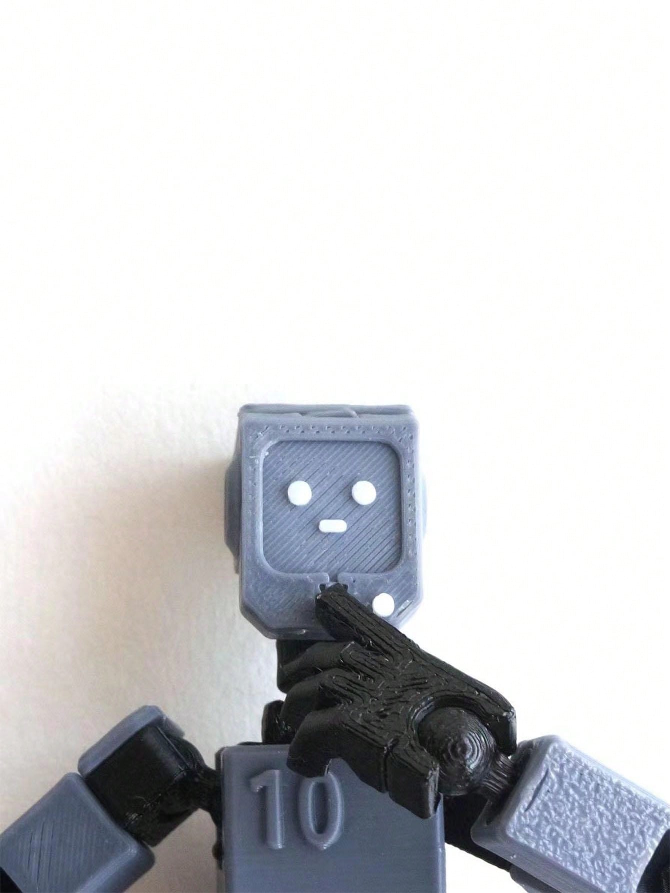 1set Full Body Multiple Articulations Movable Robot Toy, Includes: Doll ...