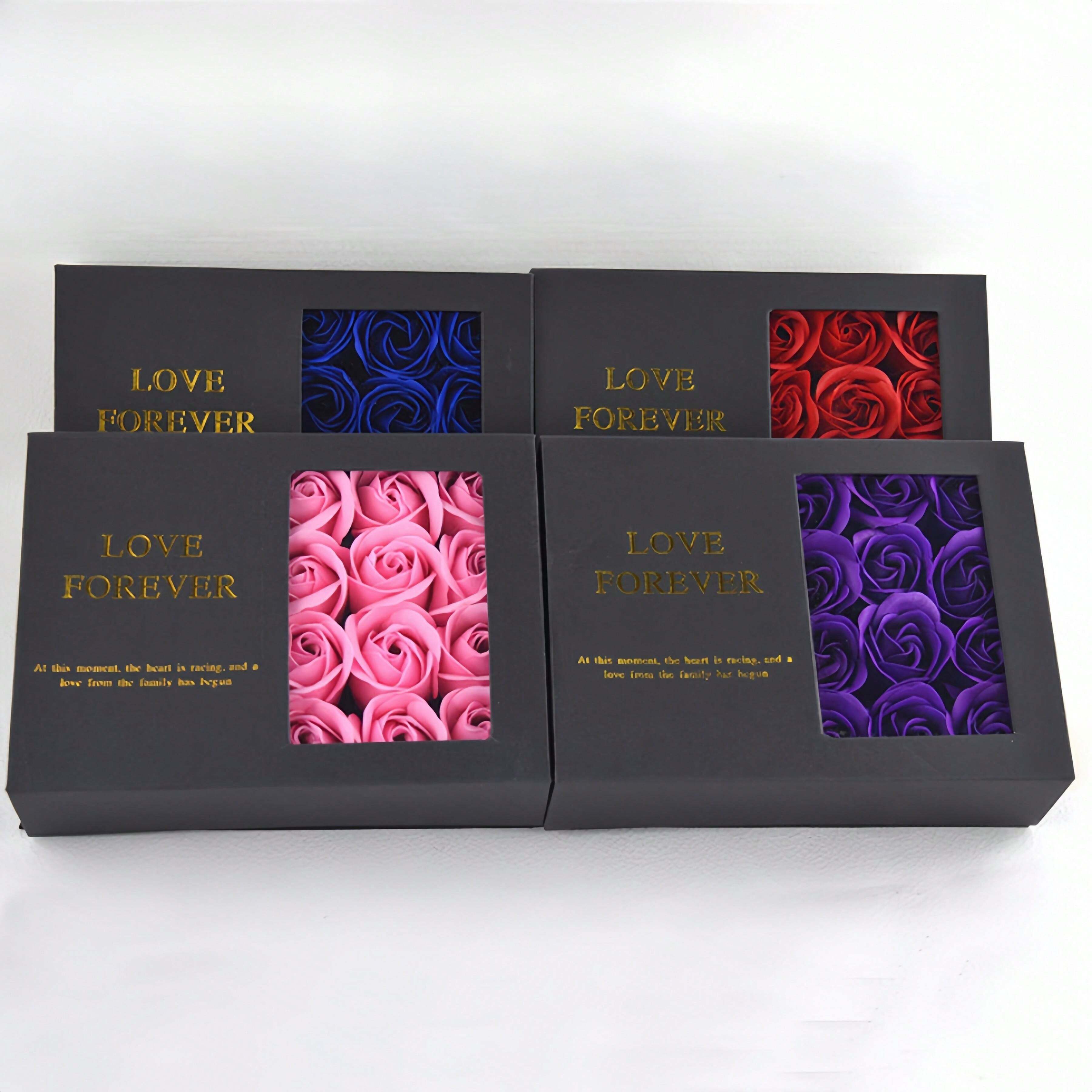 Rose Soap Flower High-End Holiday Gift Jewelry Box | SHEIN USA