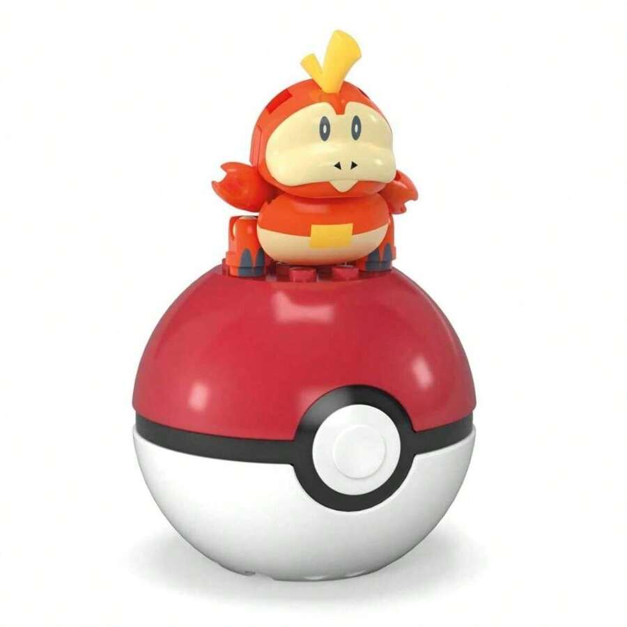 MEGA Pokemon Fuecoco Action Figure Building Set With Poke Ball (19 Pc ...