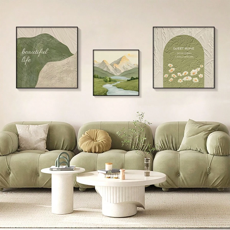 1pc Canvas Oil Painting Natural Landscape Modern Style, Can Be Framed ...