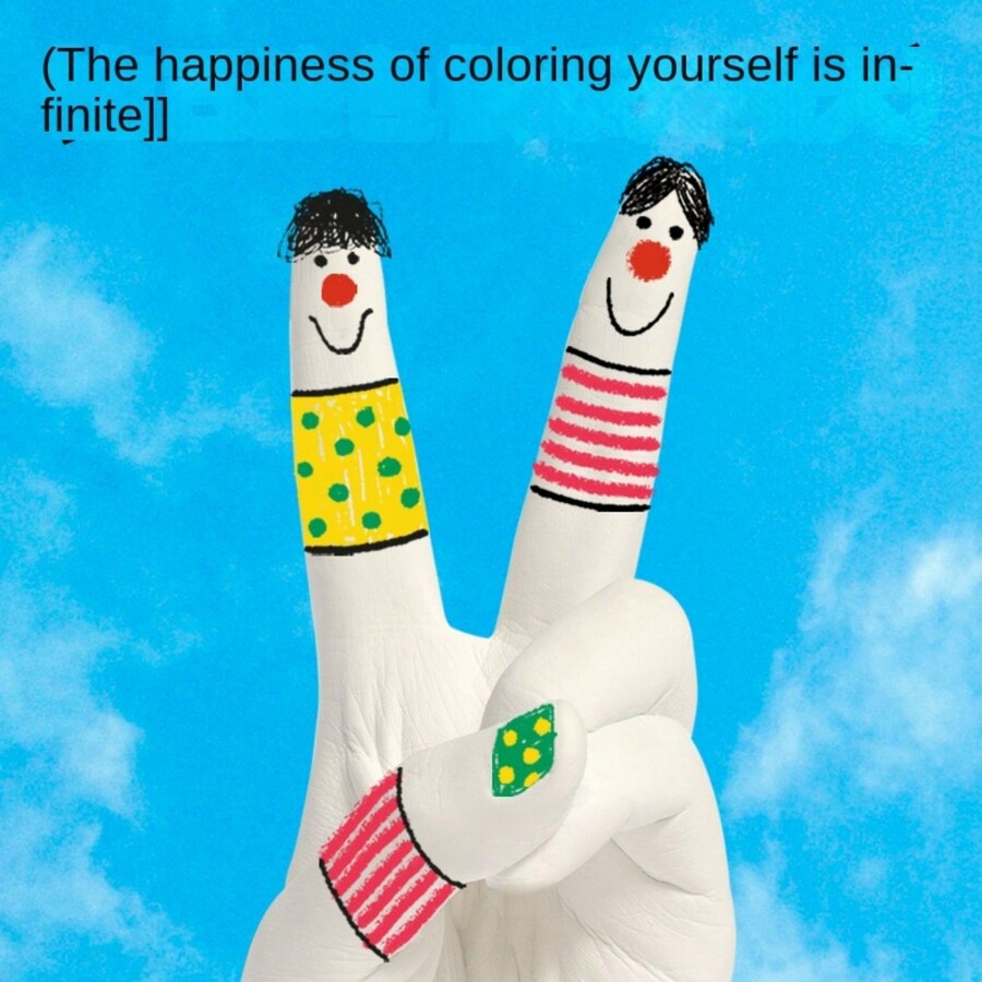 2 Sets 3d Finger Cloning Mold Gypsum Powder Diy Kit Material Hand Mold ...