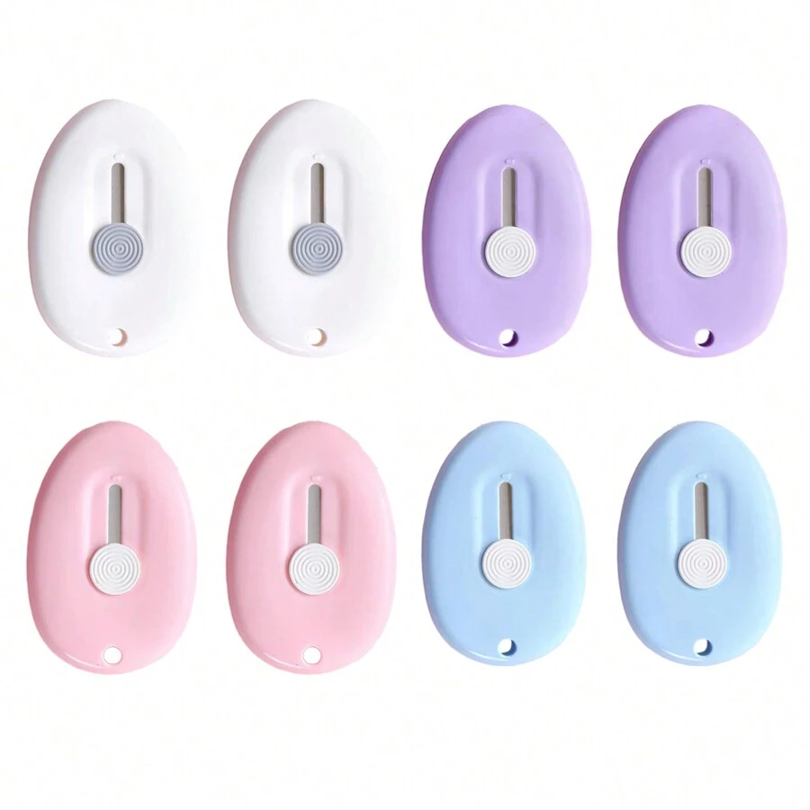 8Pcs Mini Box Cutter Art Knives Retractable Letter Openers, Portable ...