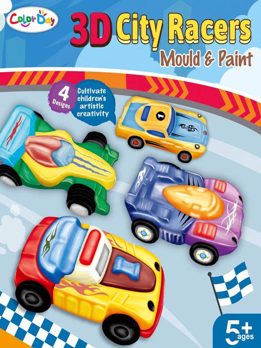 Diy Plaster Car Painting Toy, 3d Car Model, Plaster Craft Kit | SHEIN EUR