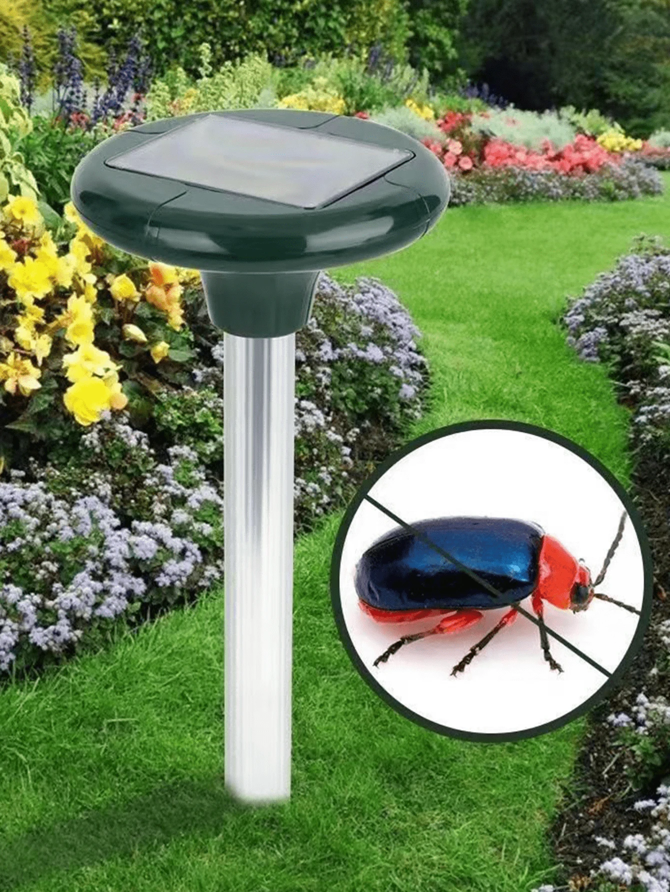 Solar Powered Ultrasonic Pest Repeller, Physical Vibration Motion ...