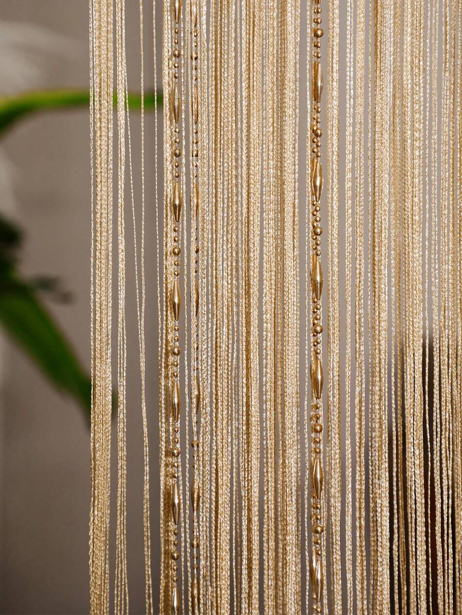 1pc Beaded String Curtain Panel For Bedroom, Living Room, Hotel ...