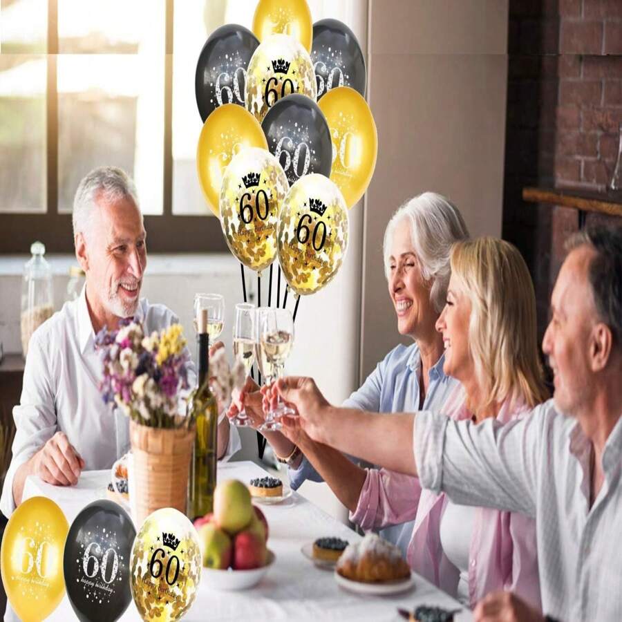 15 pièces 12 pouces 18e 21e 30e 40e 50e 60e 70e 80e anniversaire fête ...