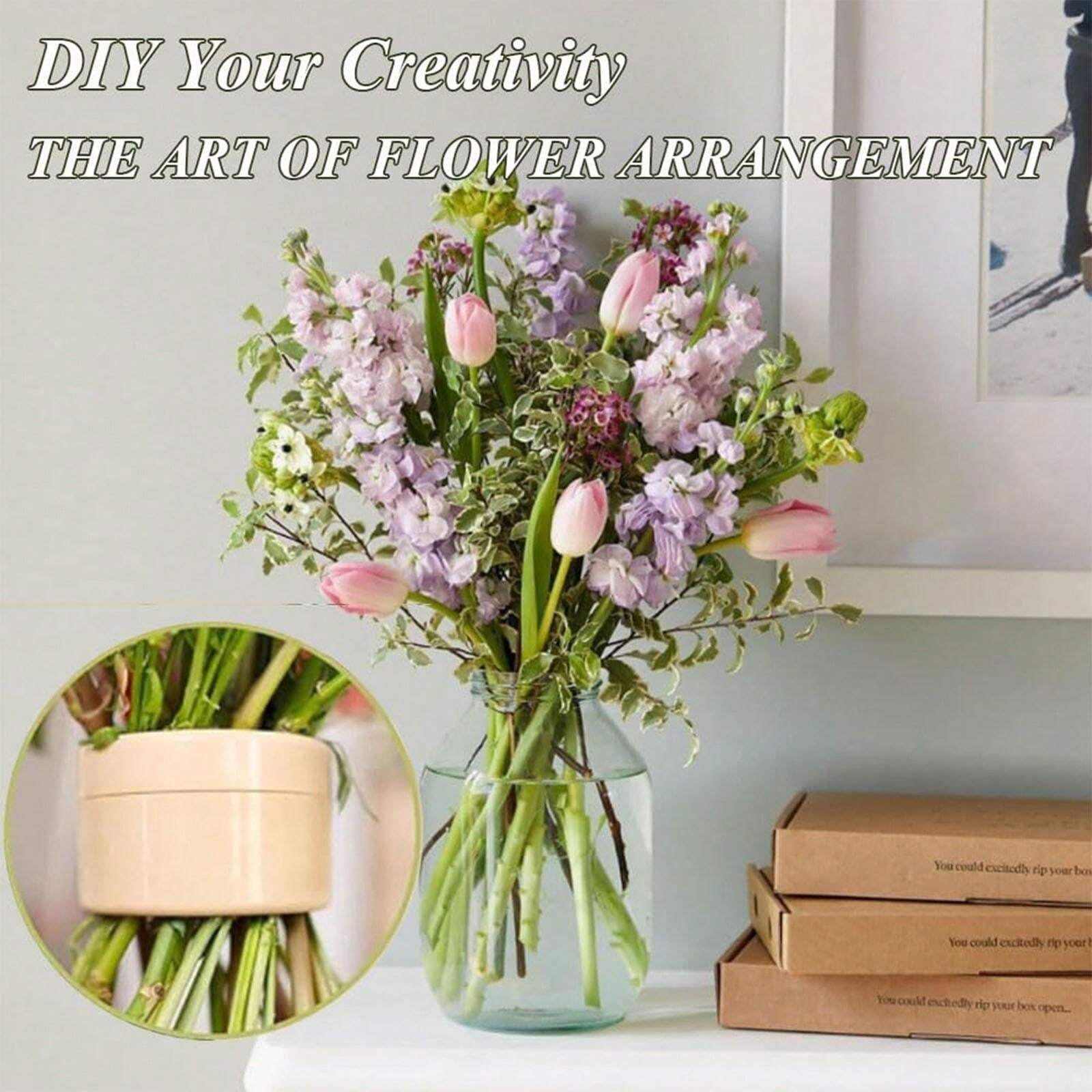 Spiral Ikebana Stem Holder, Spiral Stem Holder For Vases, Spiral Flower Stem Holder, 2024 Spiral ...