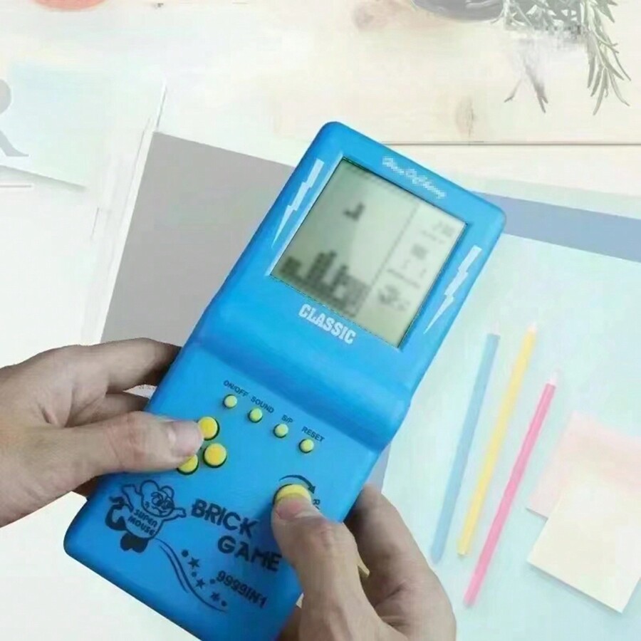 Classic Retro Handheld Game Console With Large Screen, Black And White ...