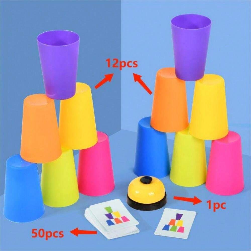 Double Desktop Battle Game Battle Toy Stack Stack Cup Logical Thinking ...