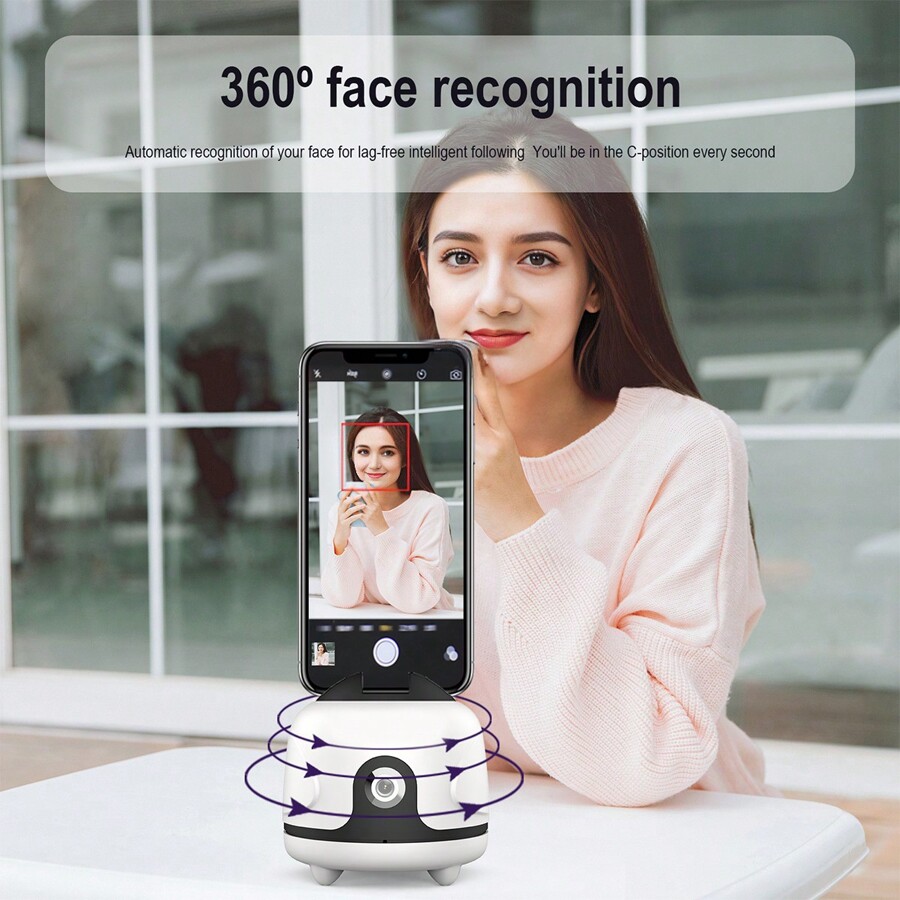 360-Degree Rotation Smartphone Automatic Tracking Stabilizer Gimbal ...