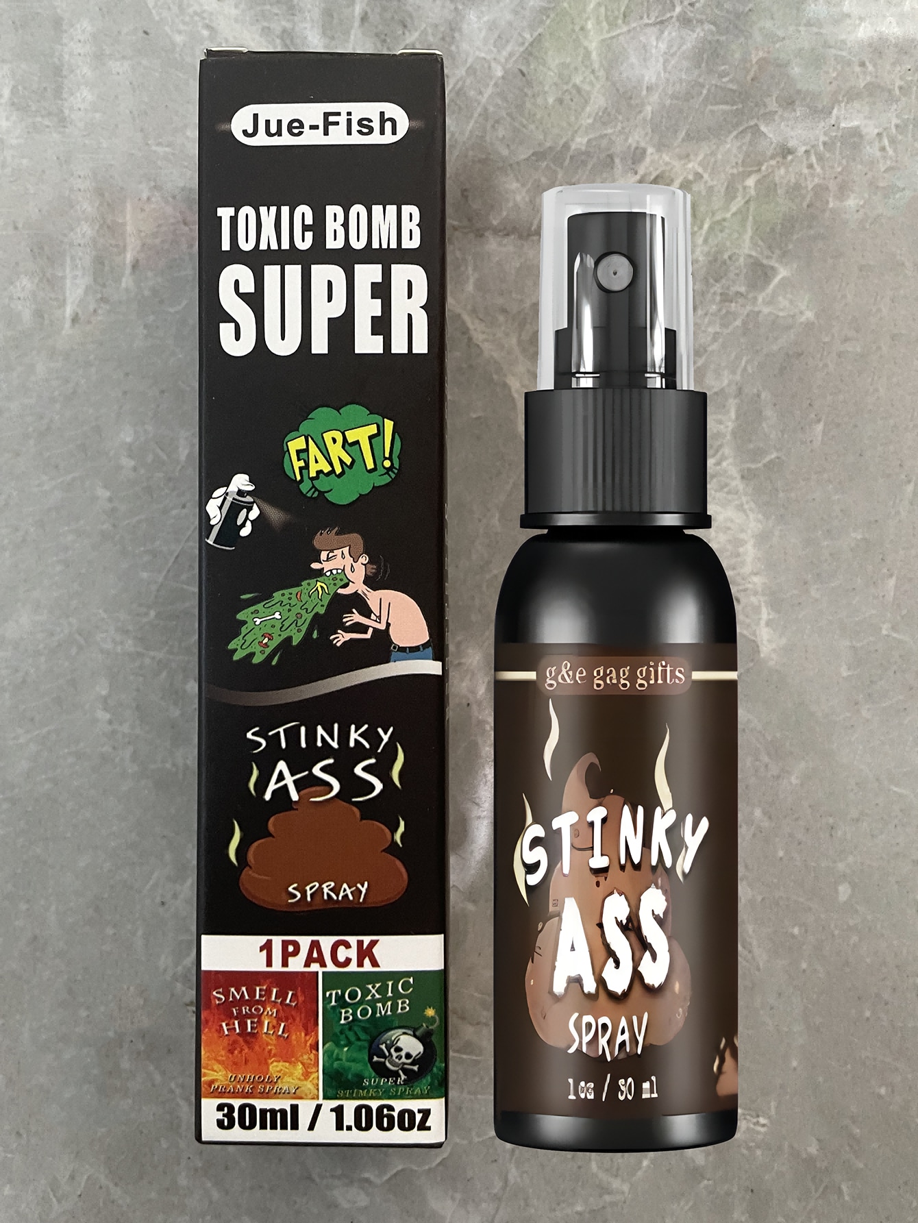 Kit De Farce Du Premier Avril: Spray Malodorant Et Bombes De Caca, Vous ...