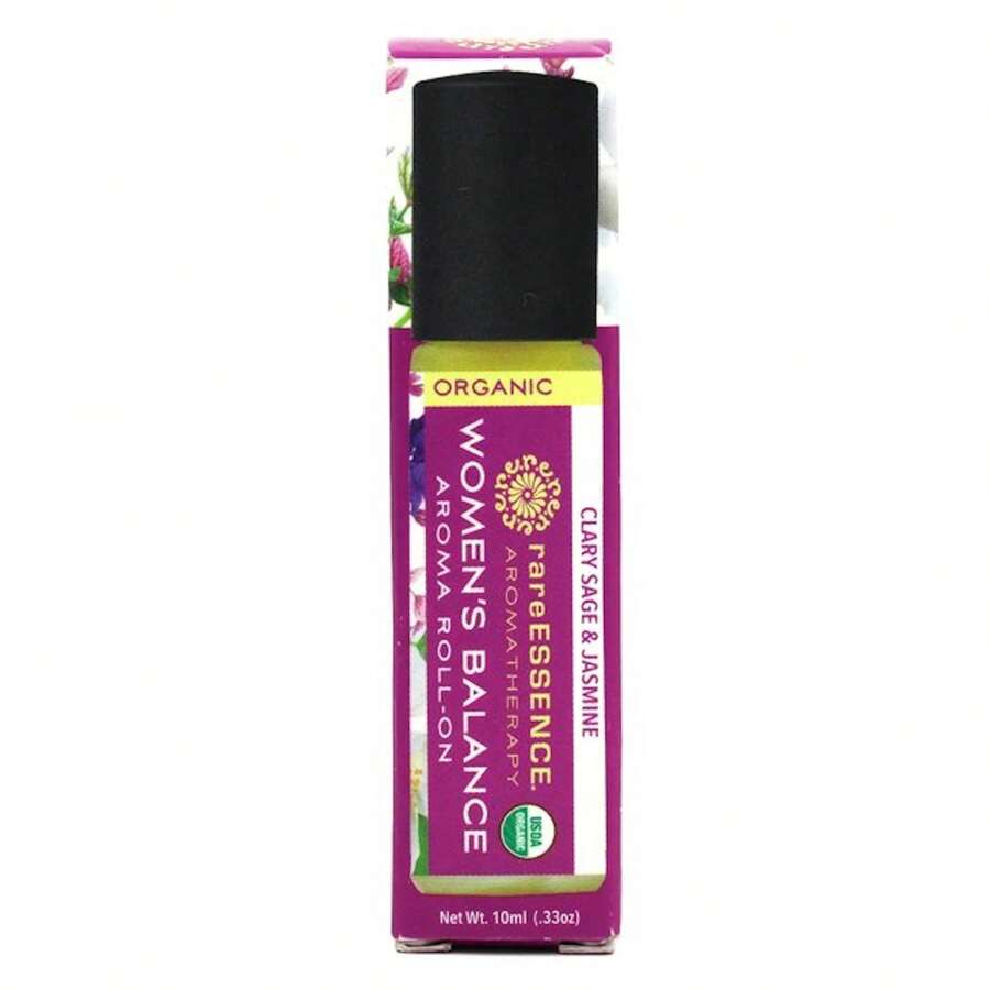 RareESSENCE Clary Sage & Jasmine Organic Women's Balance Aroma Roll-On ...