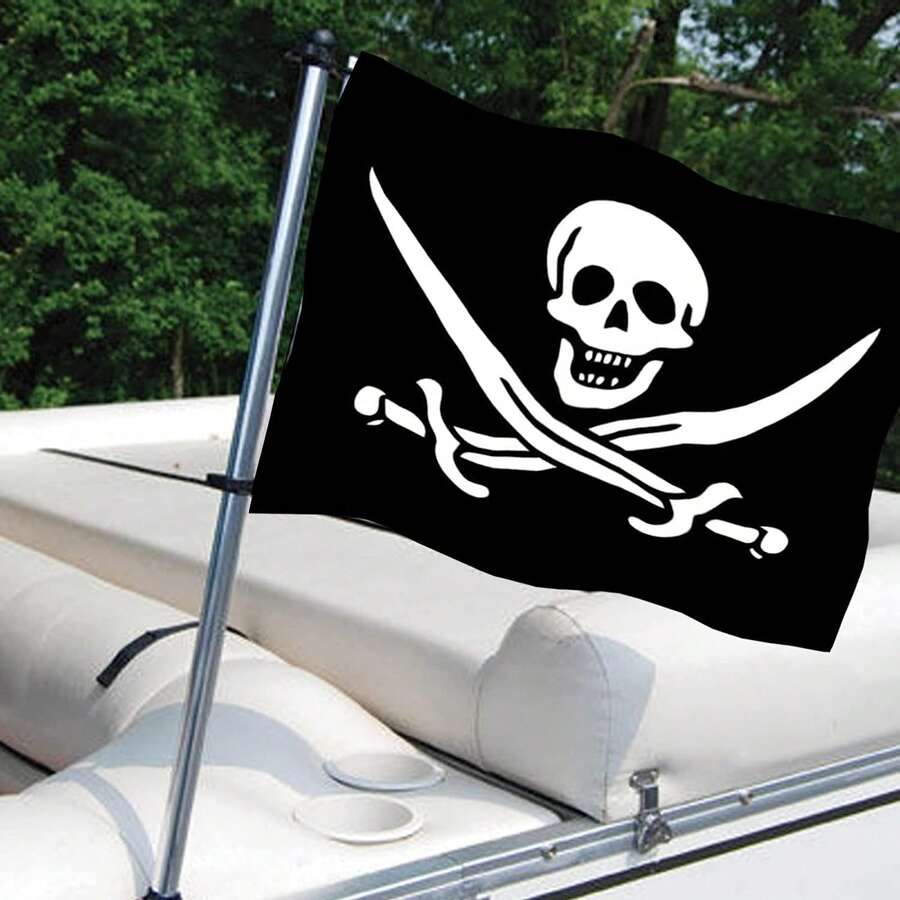 3x5 Ft Pirate Jack Rackham Flag With Brass Grommets Polyester Material ...