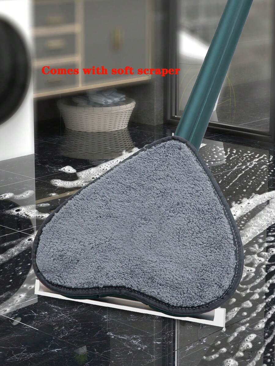 1pc Multipurpose Heart Design Mop, With Extended Triangle Window ...