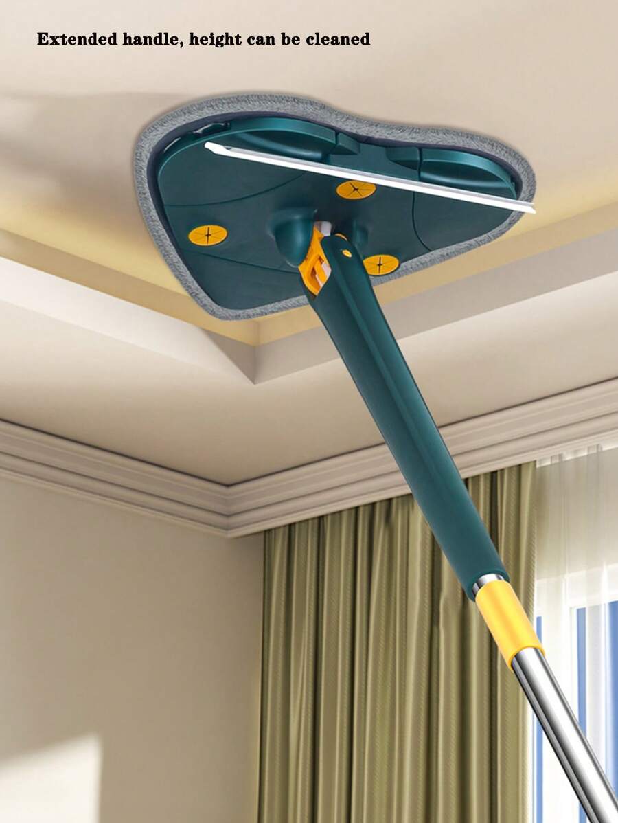 1pc Multipurpose Heart Design Mop, With Extended Triangle Window ...