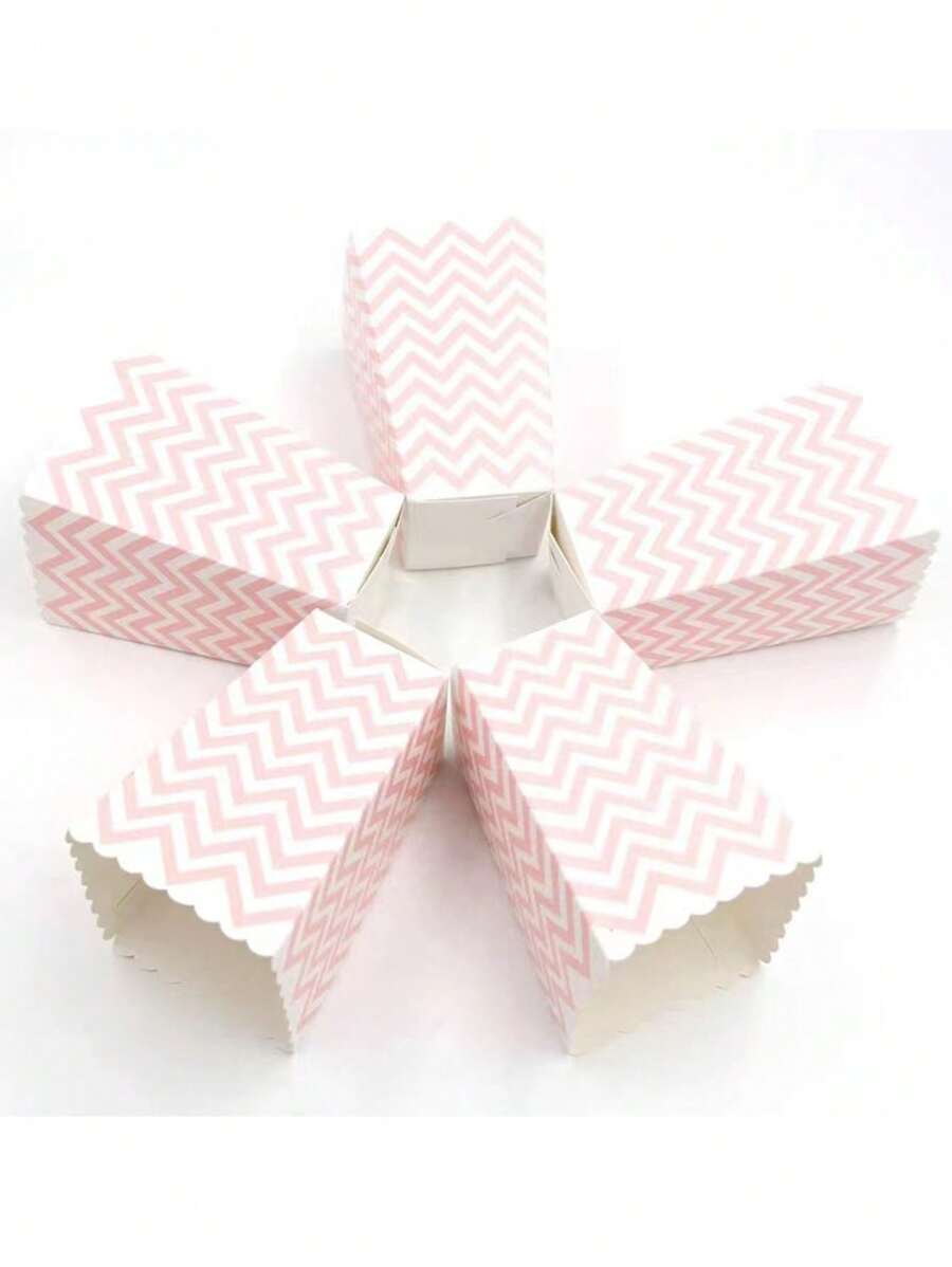 New Striped, Ripple & Polka Dotted Popcorn Box For Festivals, Birthdays ...