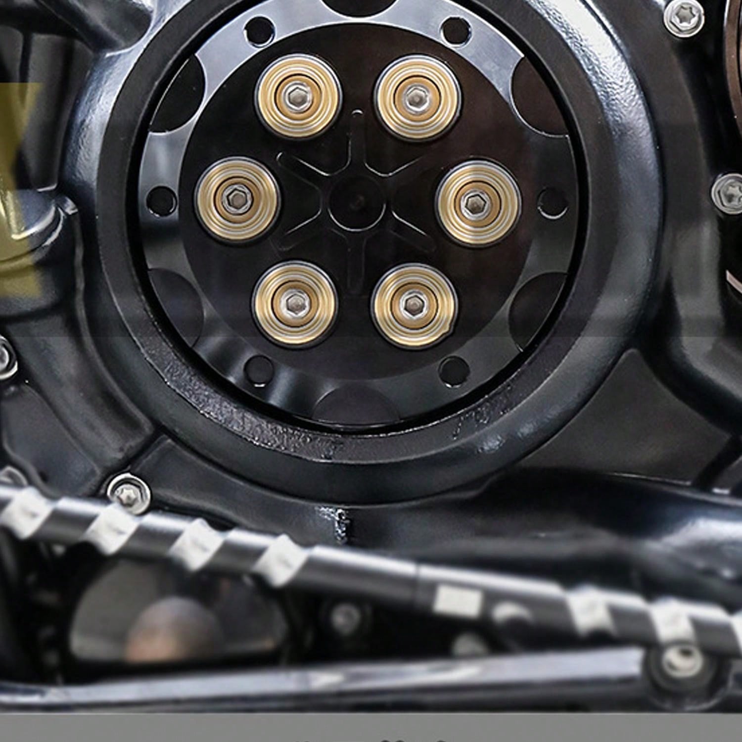 3 Colors Motorcycle Front Drive Pulley Engine Upper Cover Sets ...