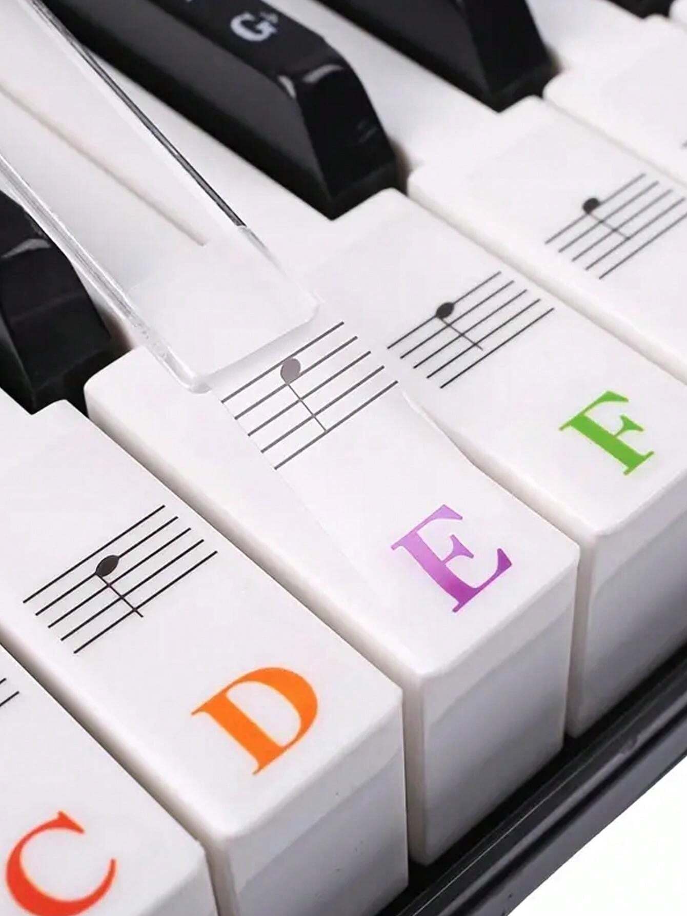 Piano Keyboard Stickers For All Key Sizes - Easy To Apply And Remove ...