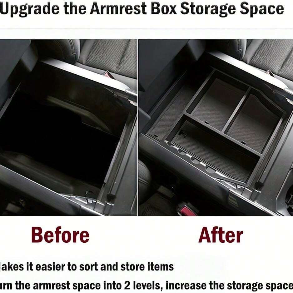 F150 Center Console Organizer 2021 2022 2023 Accessories, F-150 Tray ...