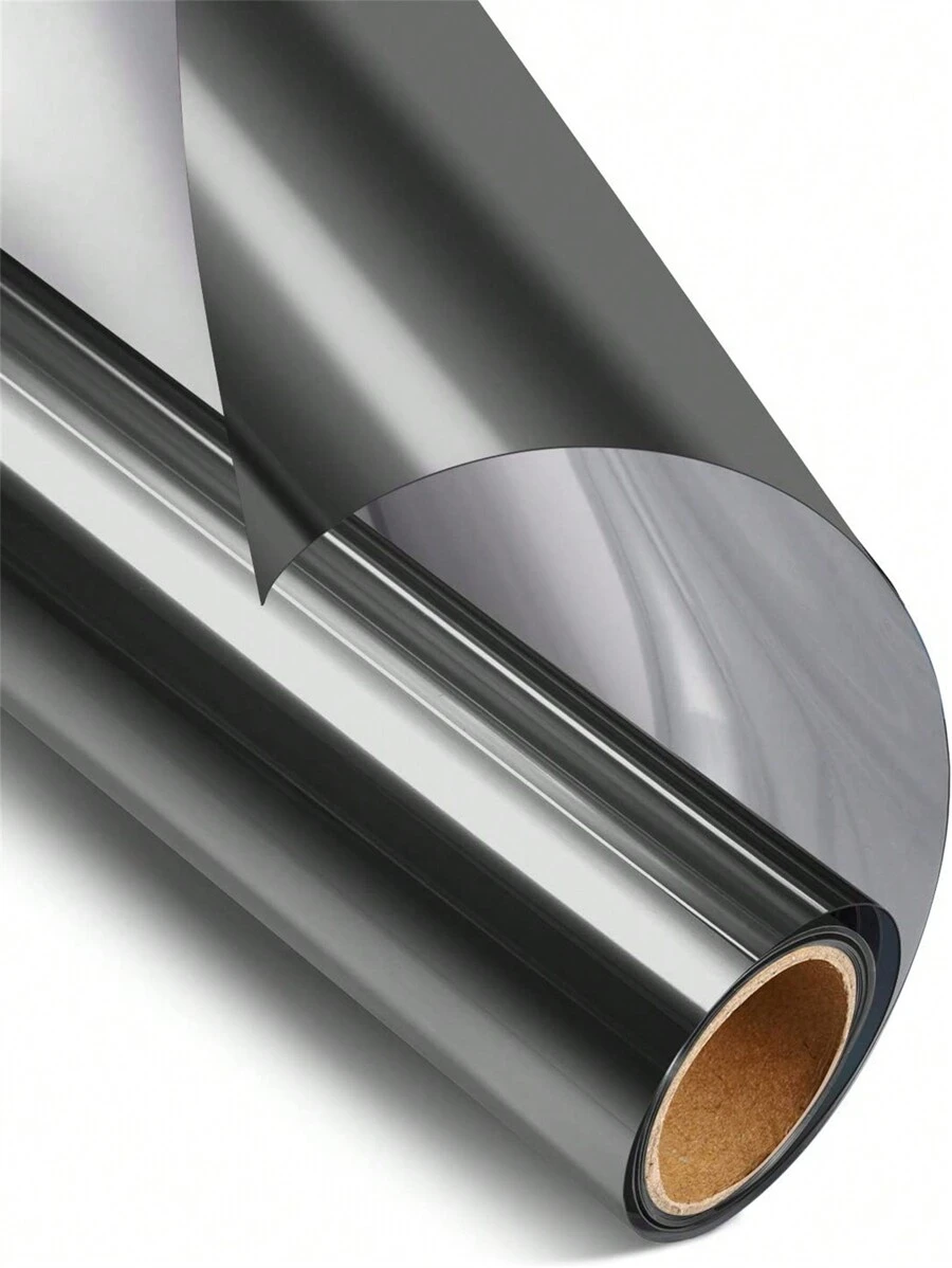 1 Roll Privacy Window Film One Way Mirror Glass Tint Heat Control Sun ...