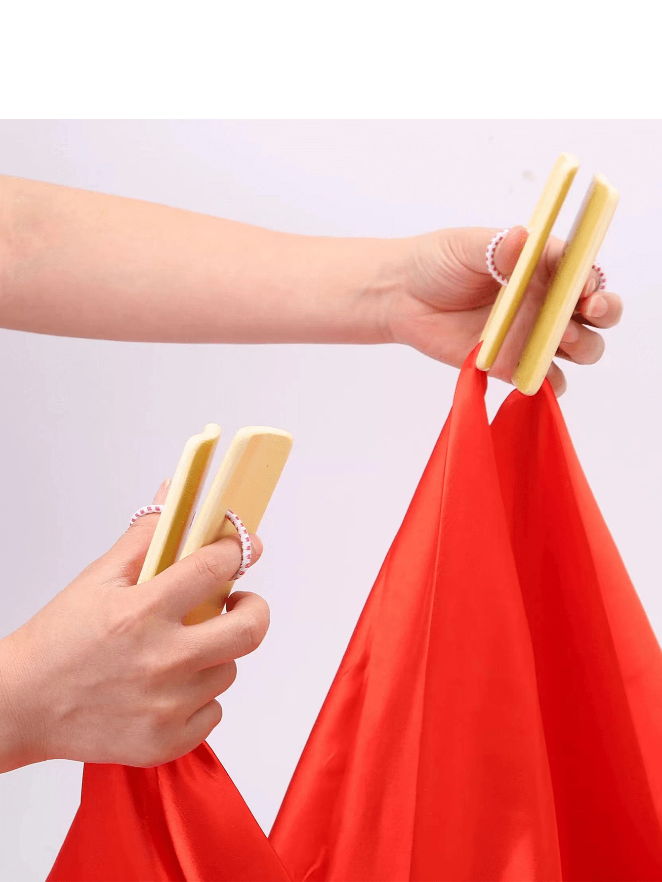 Red Silk-Cloth Clapper Talk Performance Prop | SHEIN Malaysia