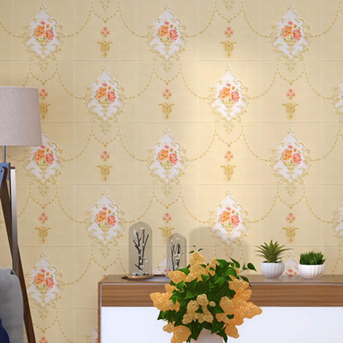 10 stks 3D Muur Panelen , Behangsticker Met Zelfklevend Waterbestendig ...