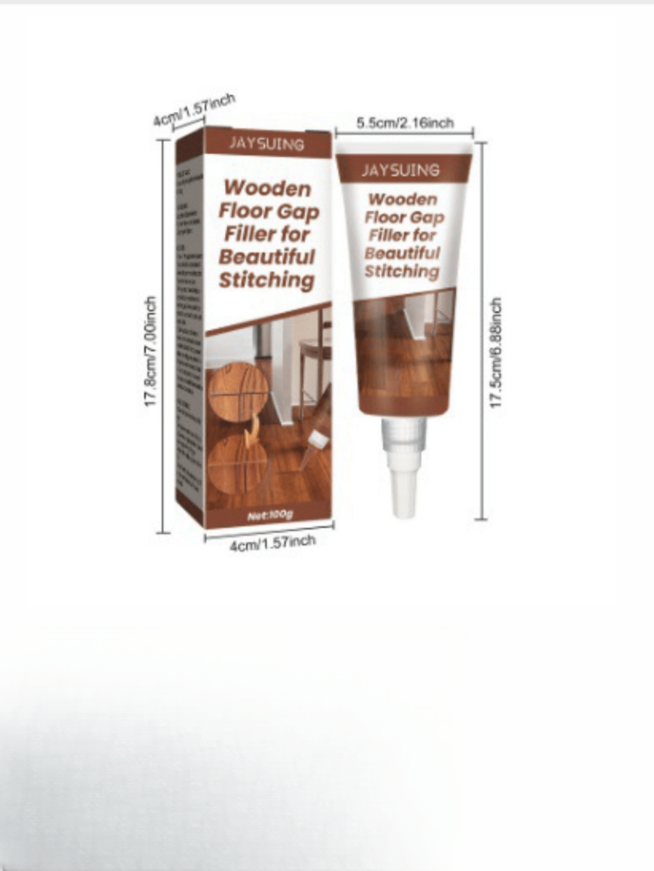 Jaysuing Wood Floor Gap Filler Wax Stick Repair Kit For Hardwood ...