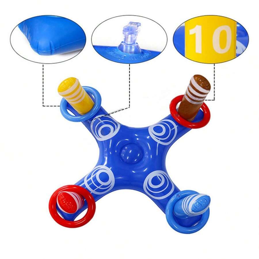 Inflatable Pool Ring Toss Games Indoor Holiday Fun Or Outdoor Pool