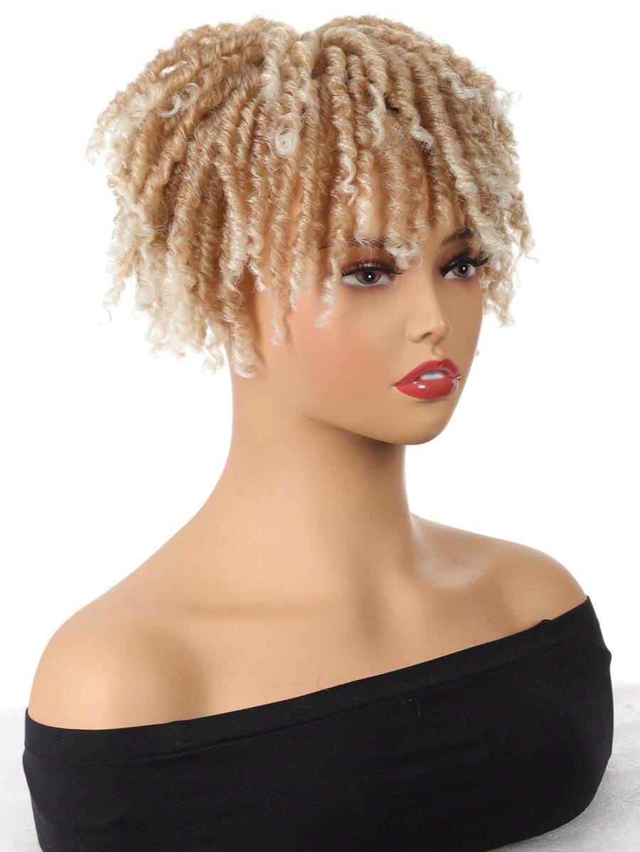 6 Inch Dreadlock Hair Toppers With Clips In, Synthetic Locs Braided ...