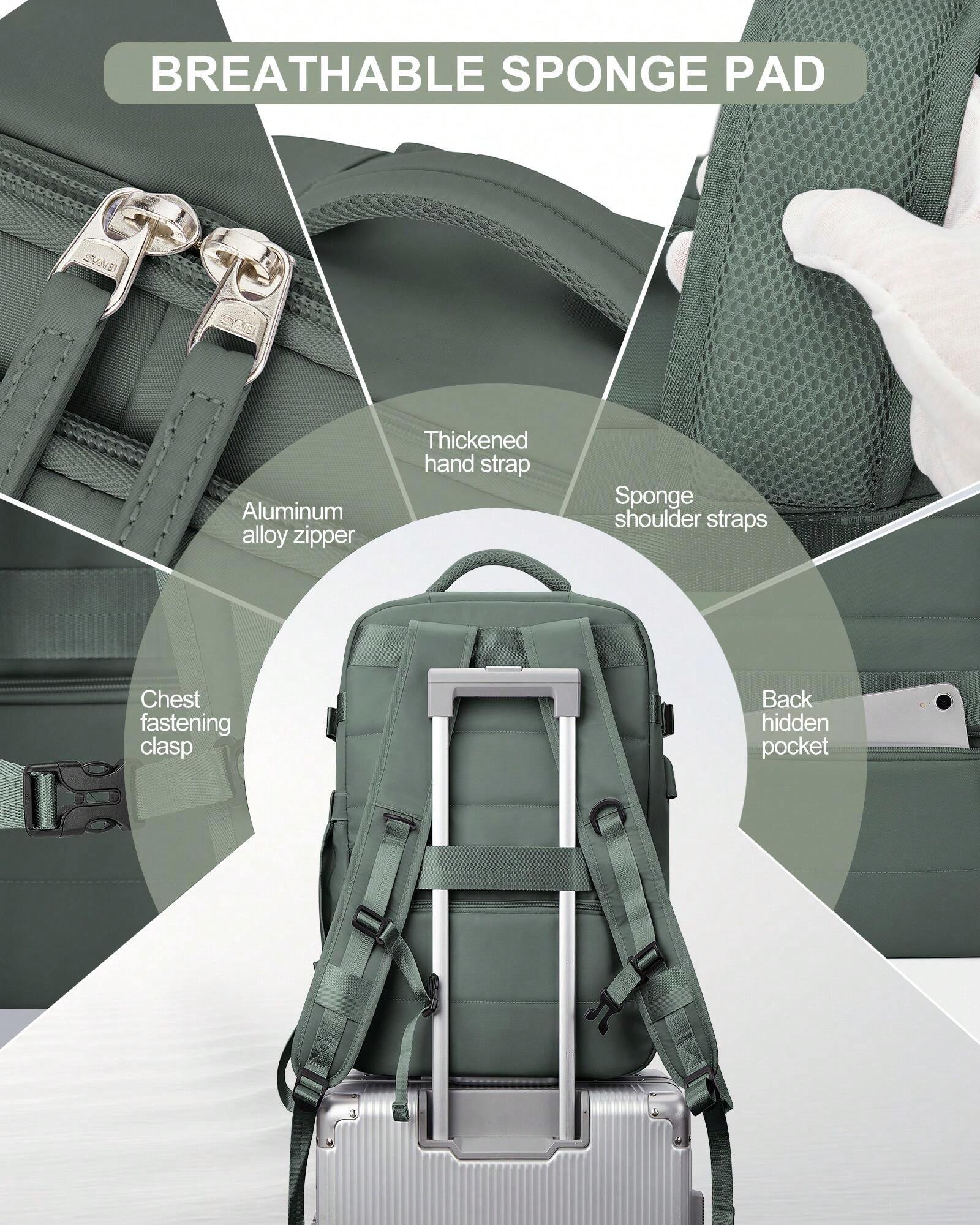 Cabin Bag 40x20x25 Carry On Backpack Travel Backpacks Flight Approved ...