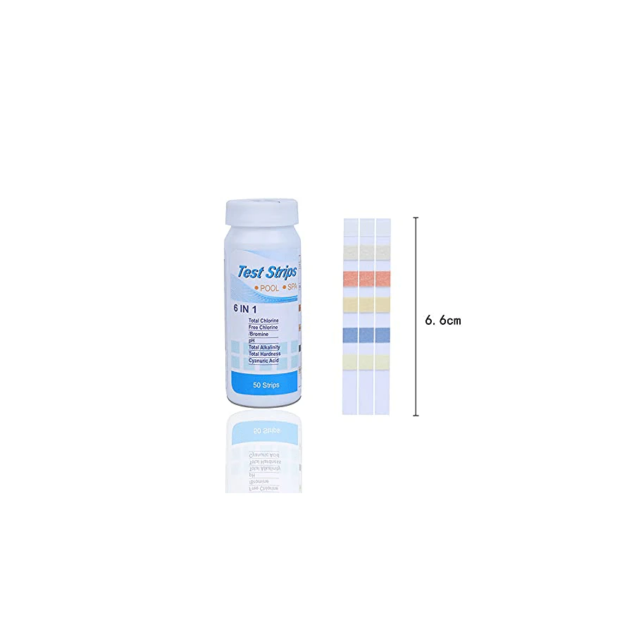 50pcs 6-Way Water Test Strips With 7 Parameters To Test Chlorine ...
