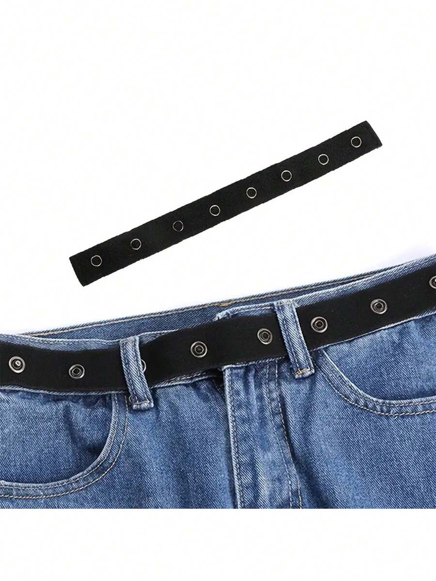 1pc Elastic & Adjustable Waistband Extender With Buttons, Extending The ...