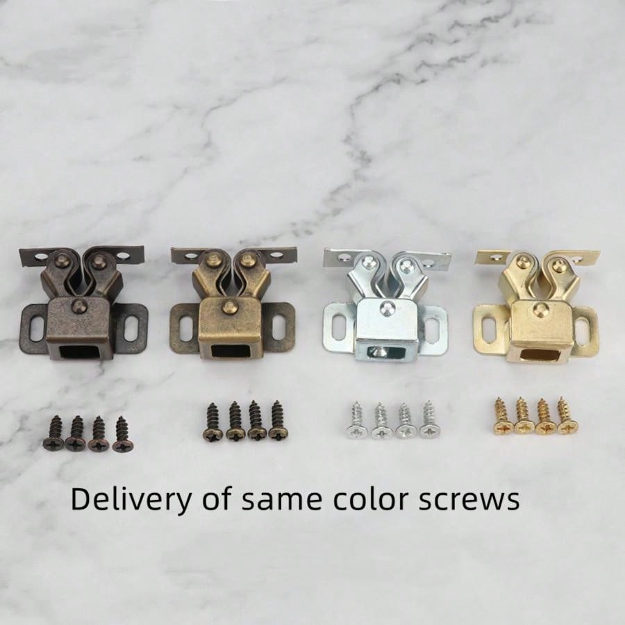 Spring Loaded Door Catch With Bead Roller & Strike Plate For Cabinet ...