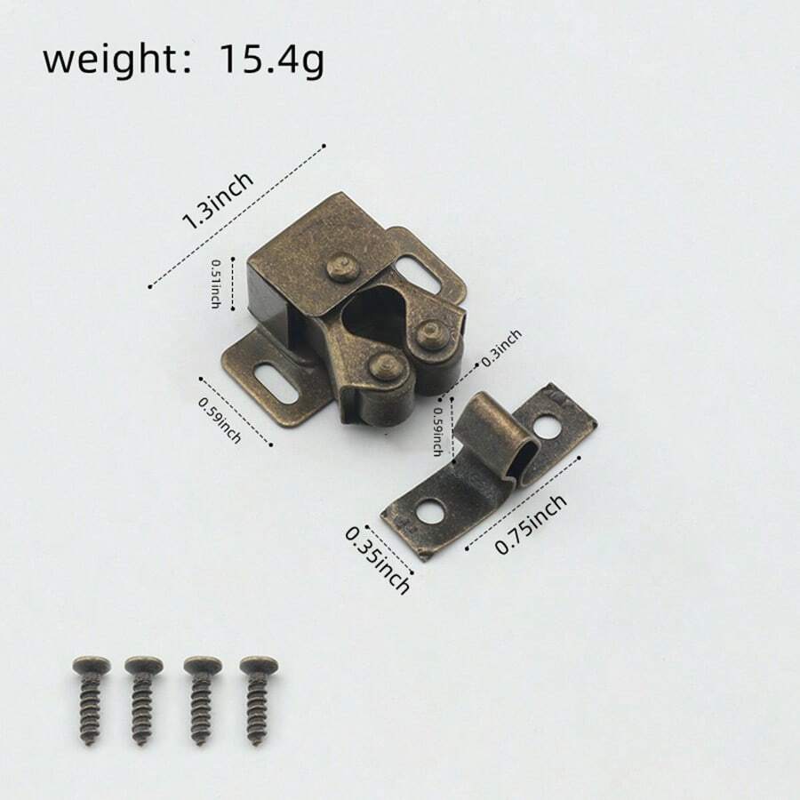 Door Latch Spring Loaded Touch Push Catch For Cabinet Cupboard Door ...