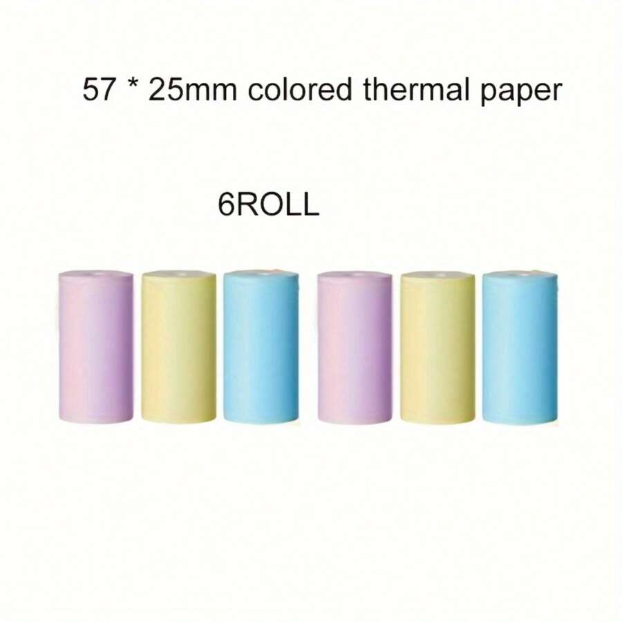 Mini Thermal Printer Sticker Paper, Mini Printer Sticker Paper 57 X ...