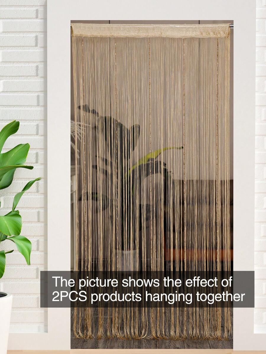 1pc Beaded String Curtain Panel For Bedroom, Living Room, Hotel ...