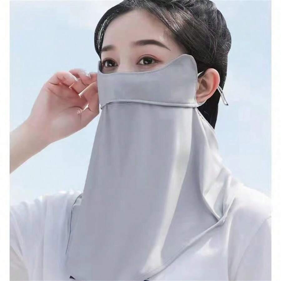 Sun Protection Face Mask With Eye And Neck Shield & Uv Protection, Ice ...