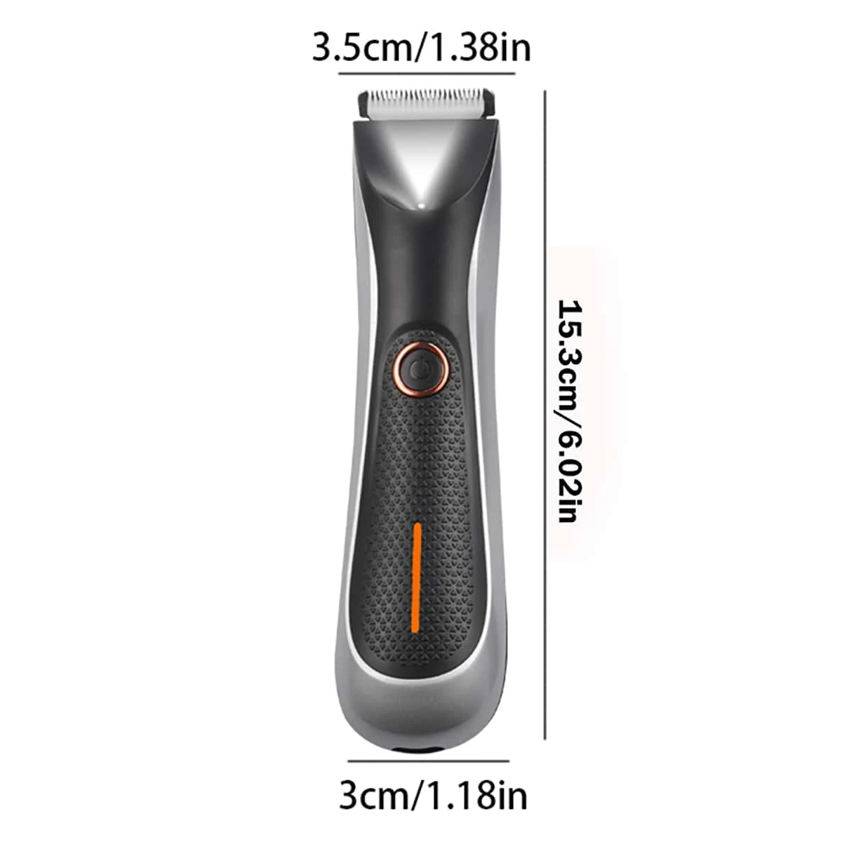 Recortadora eléctrica de vello corporal, cortapelo impermeable para ...