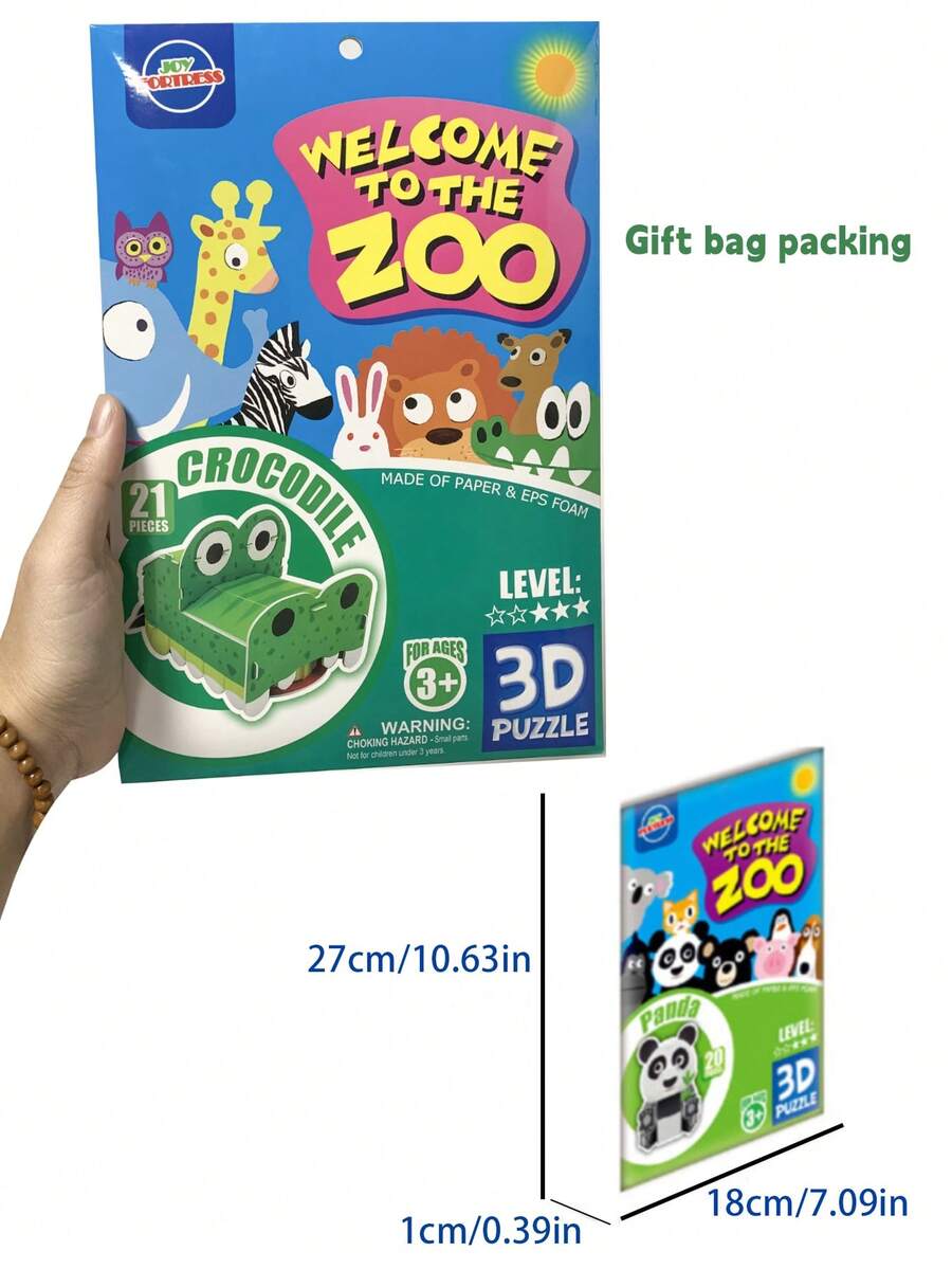 3d Animal Puzzle Toy, Multiple Assembly Models & Movable Joints ...