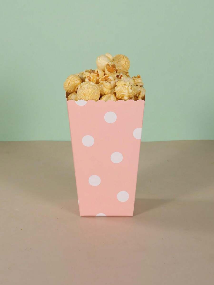 12pcs Ripple Popcorn Boxes, Disposable Party Supplies Packaging ...