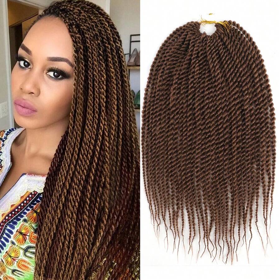 14 Inch Synthetic Crochet Braiding Hair Senegalese Twist 30Strands/Pack ...