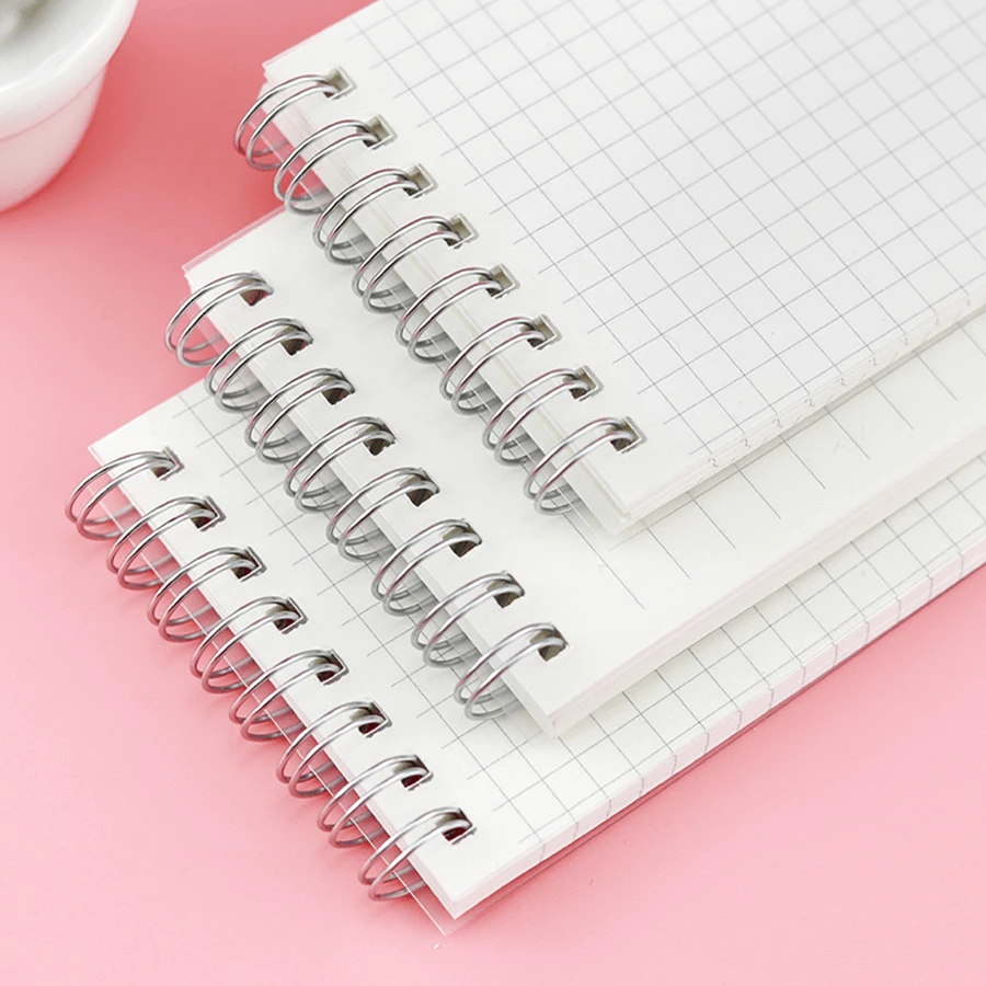 2pcs Translucent Frosted Cover Spiral Notebook With Flip Cover, Blank ...