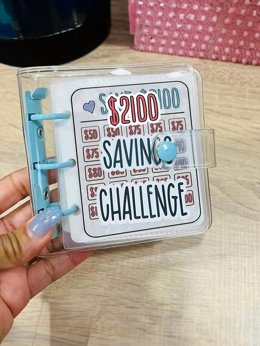 1pc, $2, 100 Savings Challenge Creative Savings Challenge Binder Money ...