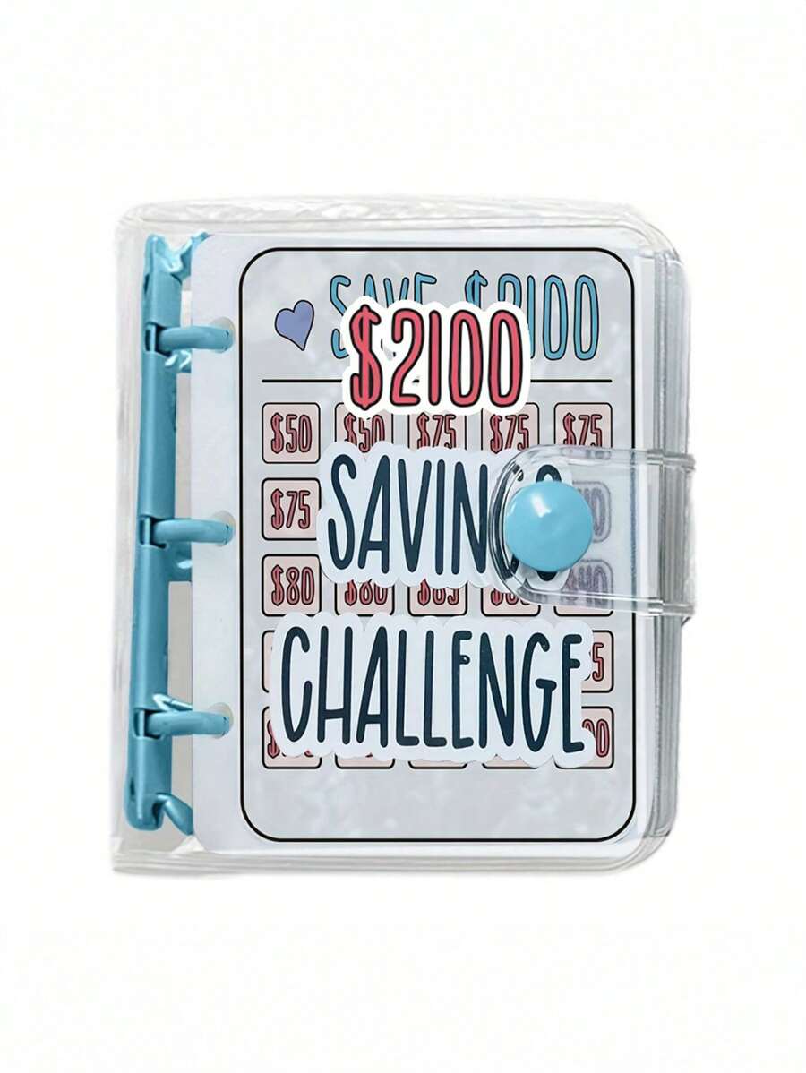 1pc, $2, 100 Savings Challenge Creative Savings Challenge Binder Money ...