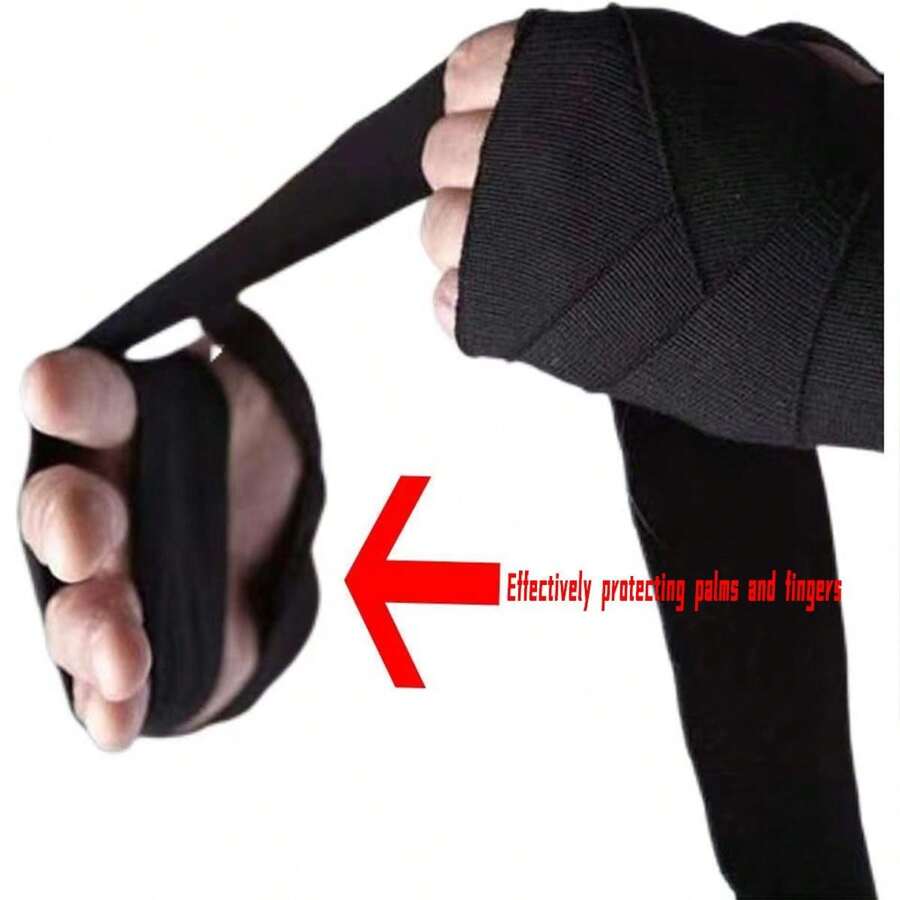 1 Pair Boxing Hand Wrap For Adults, Muay Thai Kickboxing, Mma, Elastic ...