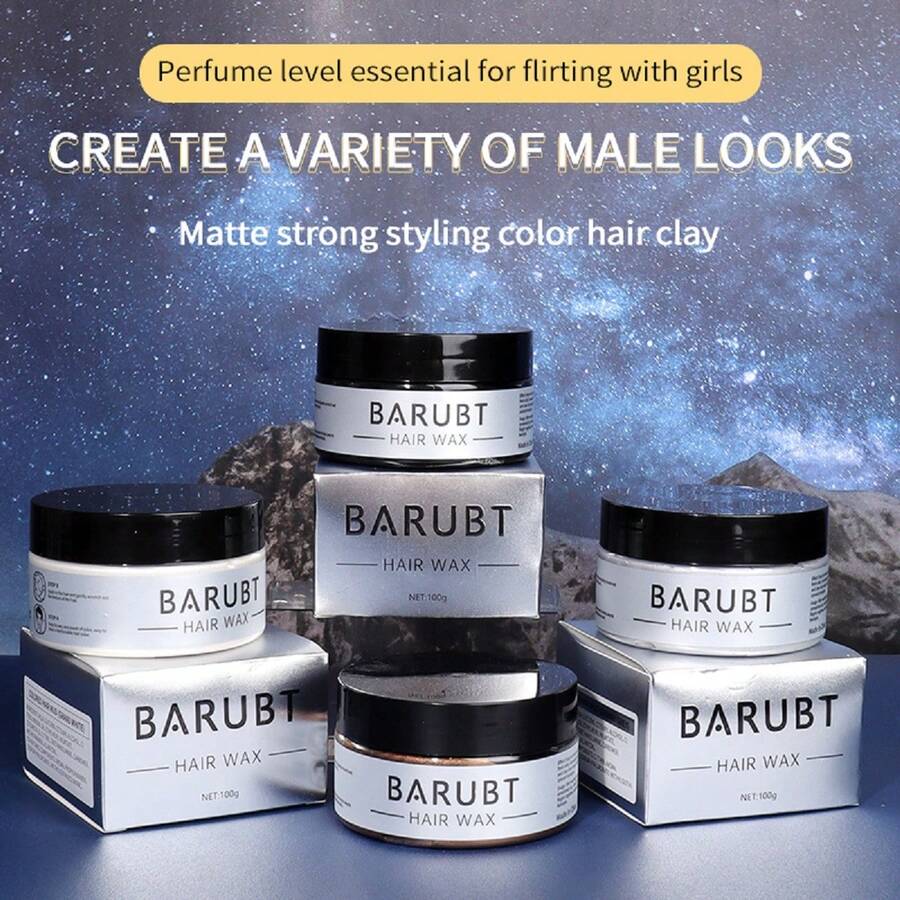 BARUBT Temporary Hair Dyeing Wax Instant Shampoo Dyeing Agent Mild And ...