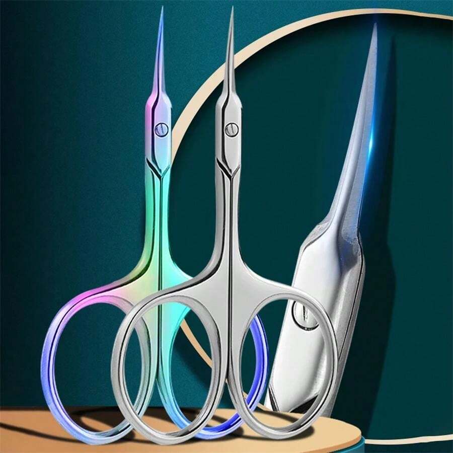 1 PC, Russian Manicure Scissors Cuticle Scissors Nail Pedicure Clipper ...