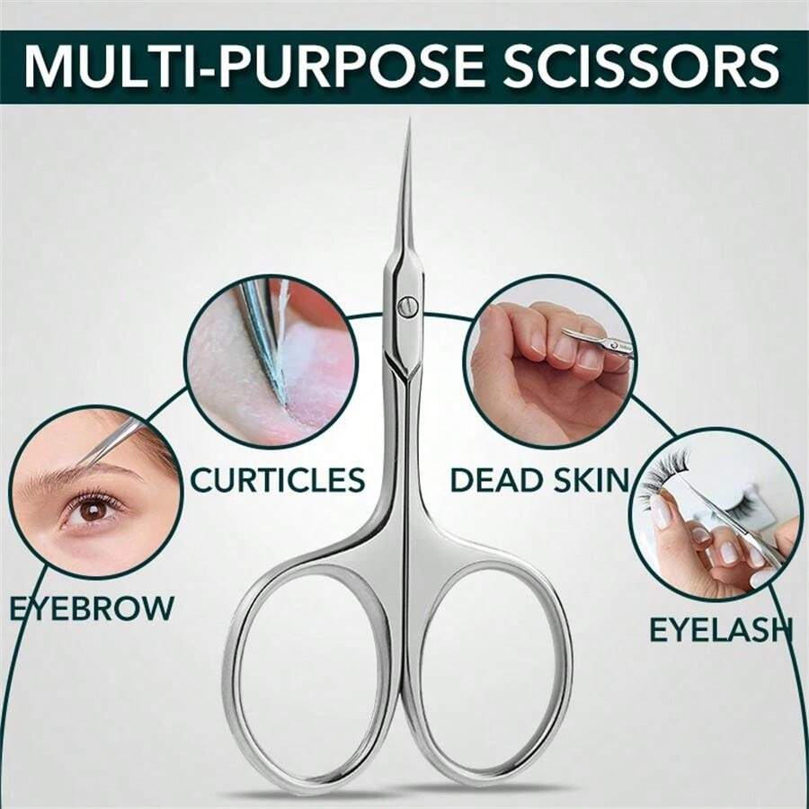 1 PC, Russian Manicure Scissors Cuticle Scissors Nail Pedicure Clipper ...